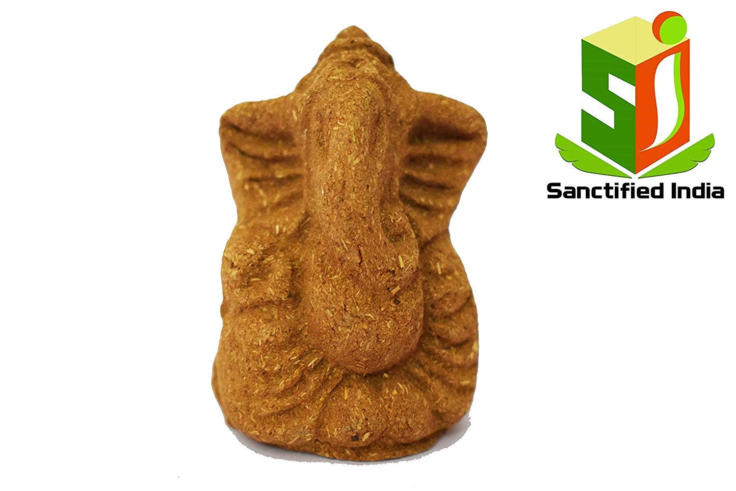 Buy SANCTIFIED Cow Dung Ganesh Made with Cow Dung & Panch Gavya (Pack ...
