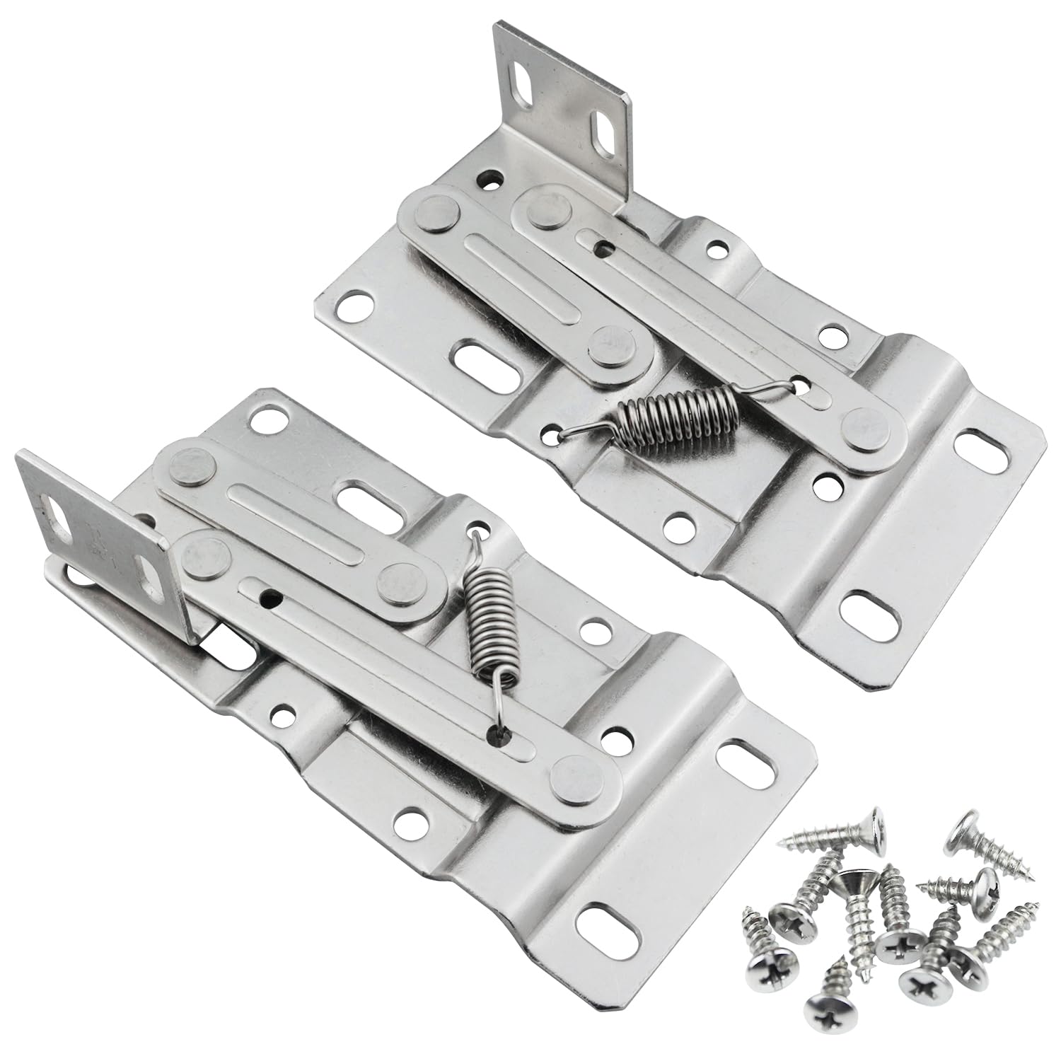 SUUJI Tip Out Tray Hinges,1Pair 45 Degrees Tilt Tray Hinge, Steel ...