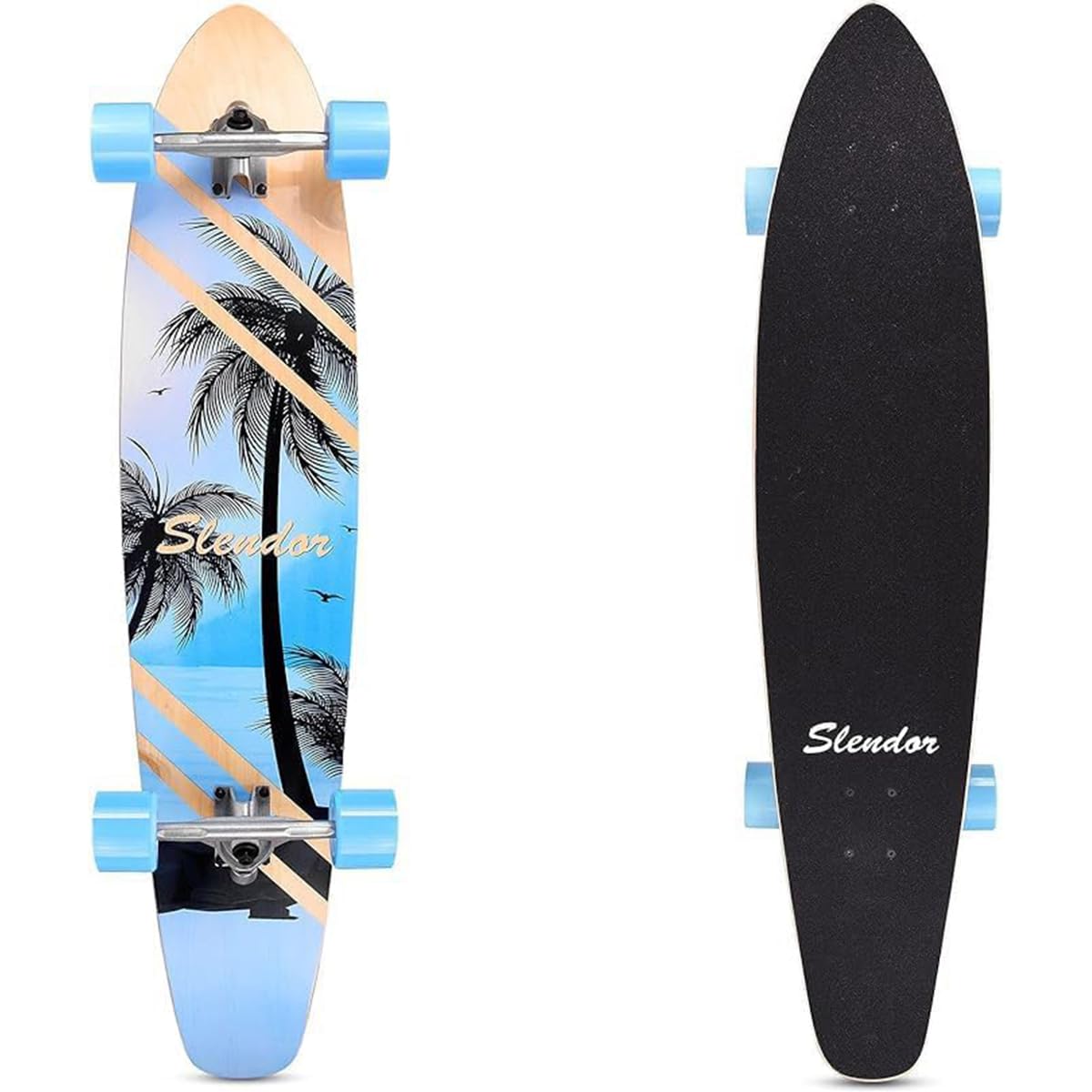Snapklik.com : Slendor 42 Inch Longboard Skateboard Complete Cruiser ...