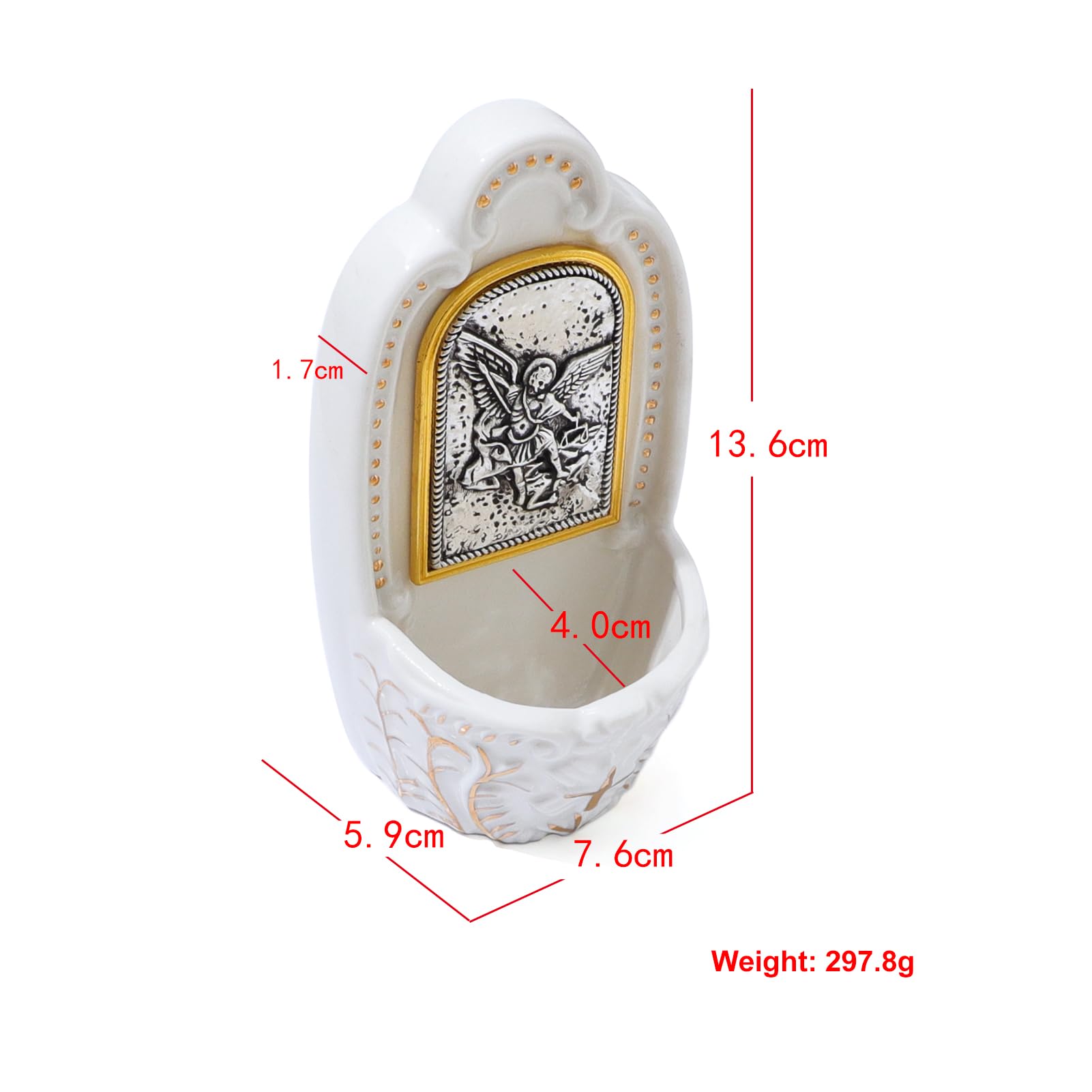 Snapklik.com : Saint Michael The Archangel Holy Water Fonts For Home ...