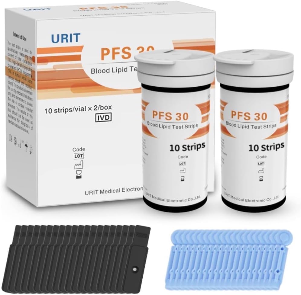 20ea x Profile Five-in-One Lipid Test Strips, Cholesterol Test Strips ...