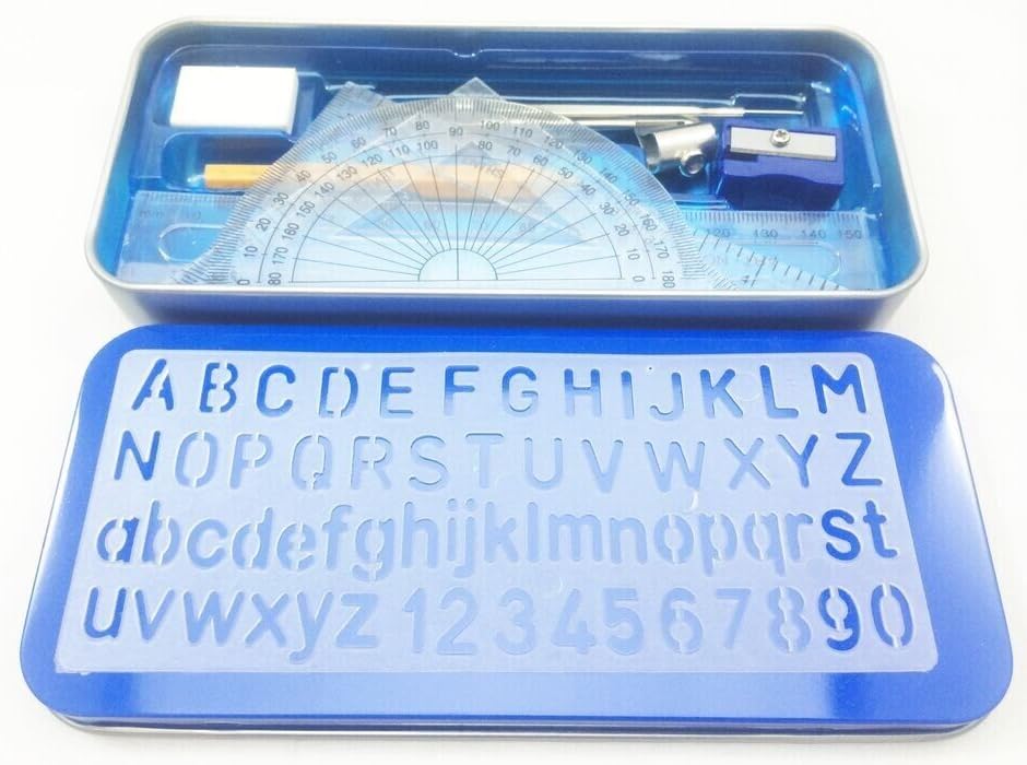 Protractor And Ruler Set Geometry School Set,with Quality Compass ...