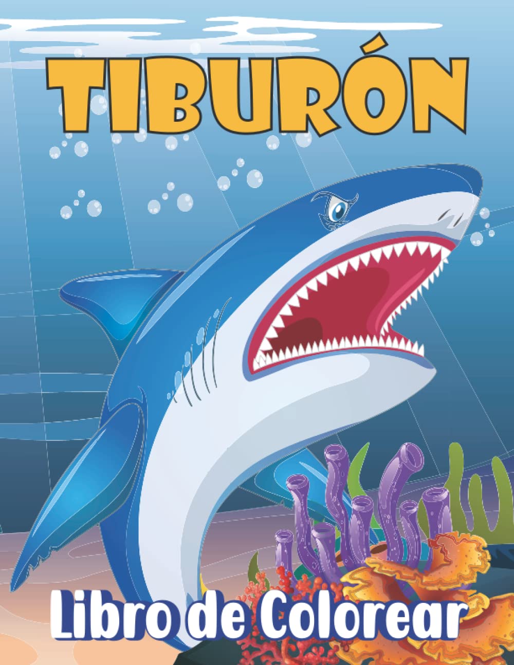 Buy Tiburón Libro de Colorear: Divertidas y Lindas Páginas para ...