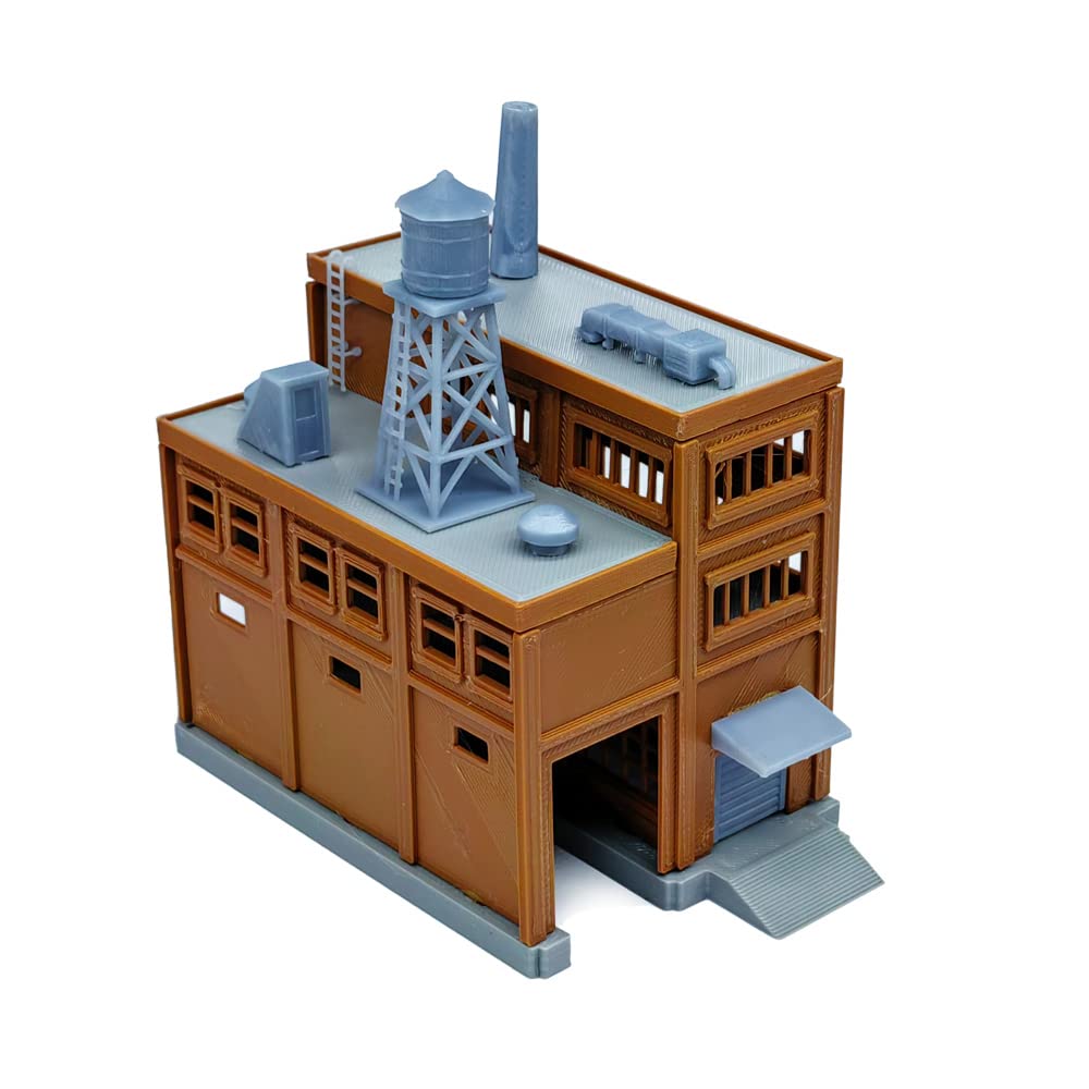 Amazon.com: Outland Models Railroad Layout Large Factory with Inside ...