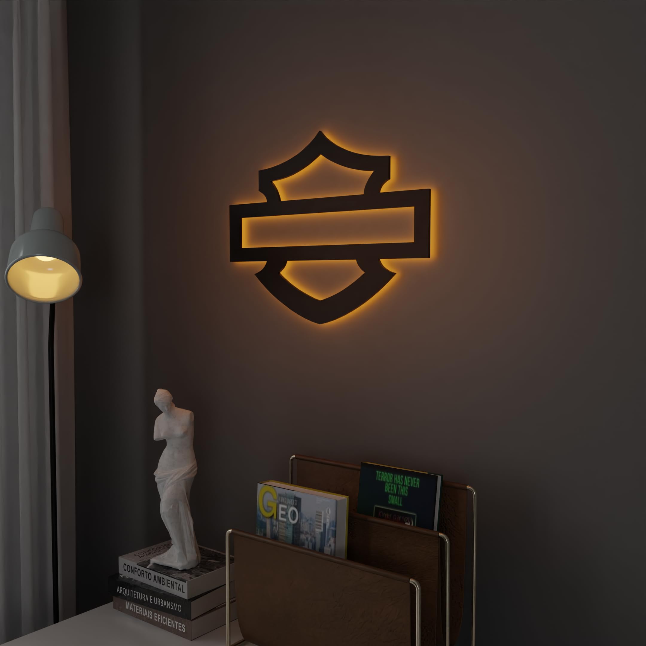 Snapklik.com : Harley Davidson Wall Art W/Remote Control - Motorcycle ...