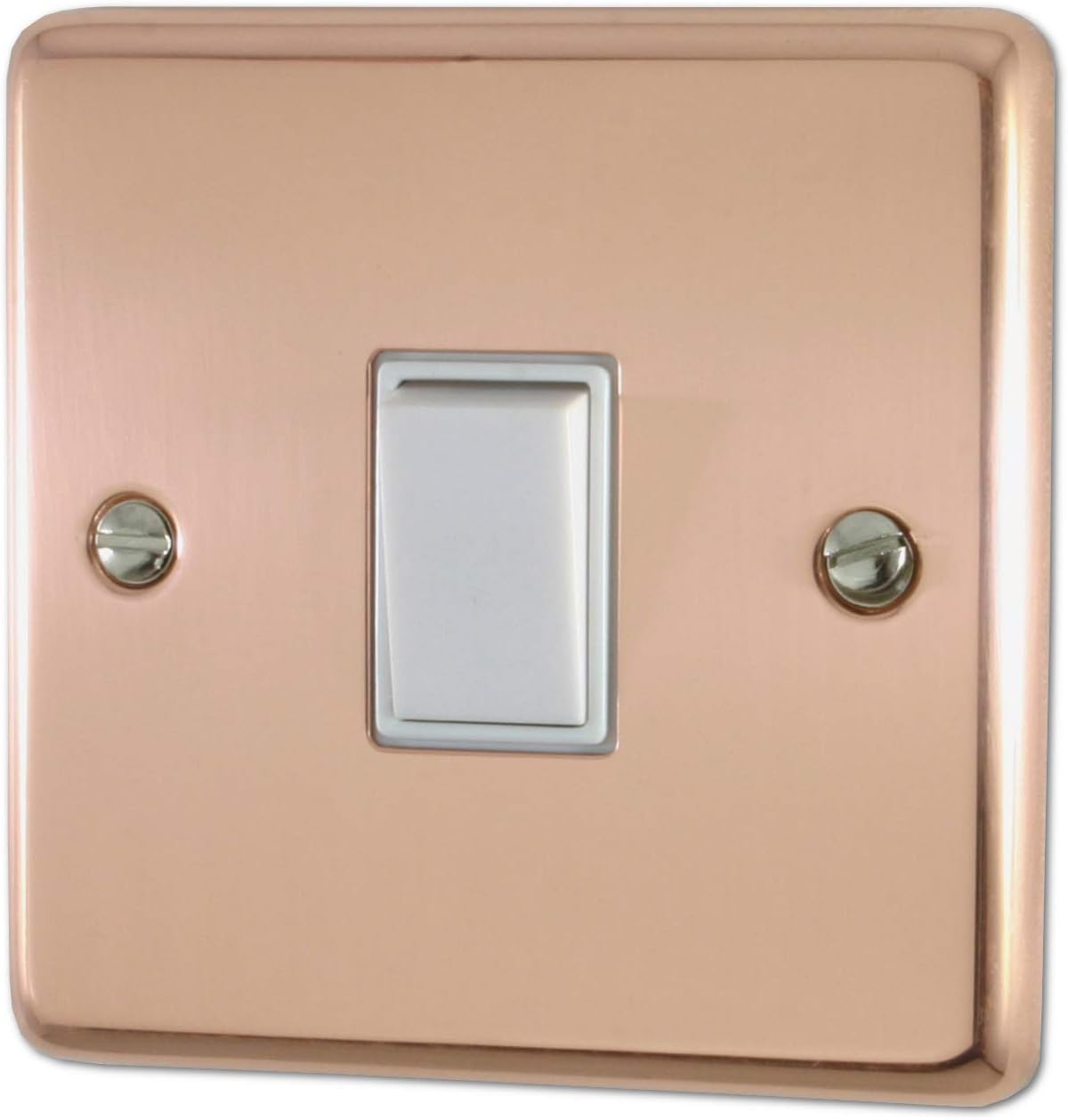 Contour Copper Light Switch (1 Gang/White Switch) - CBC1W : Amazon.co ...