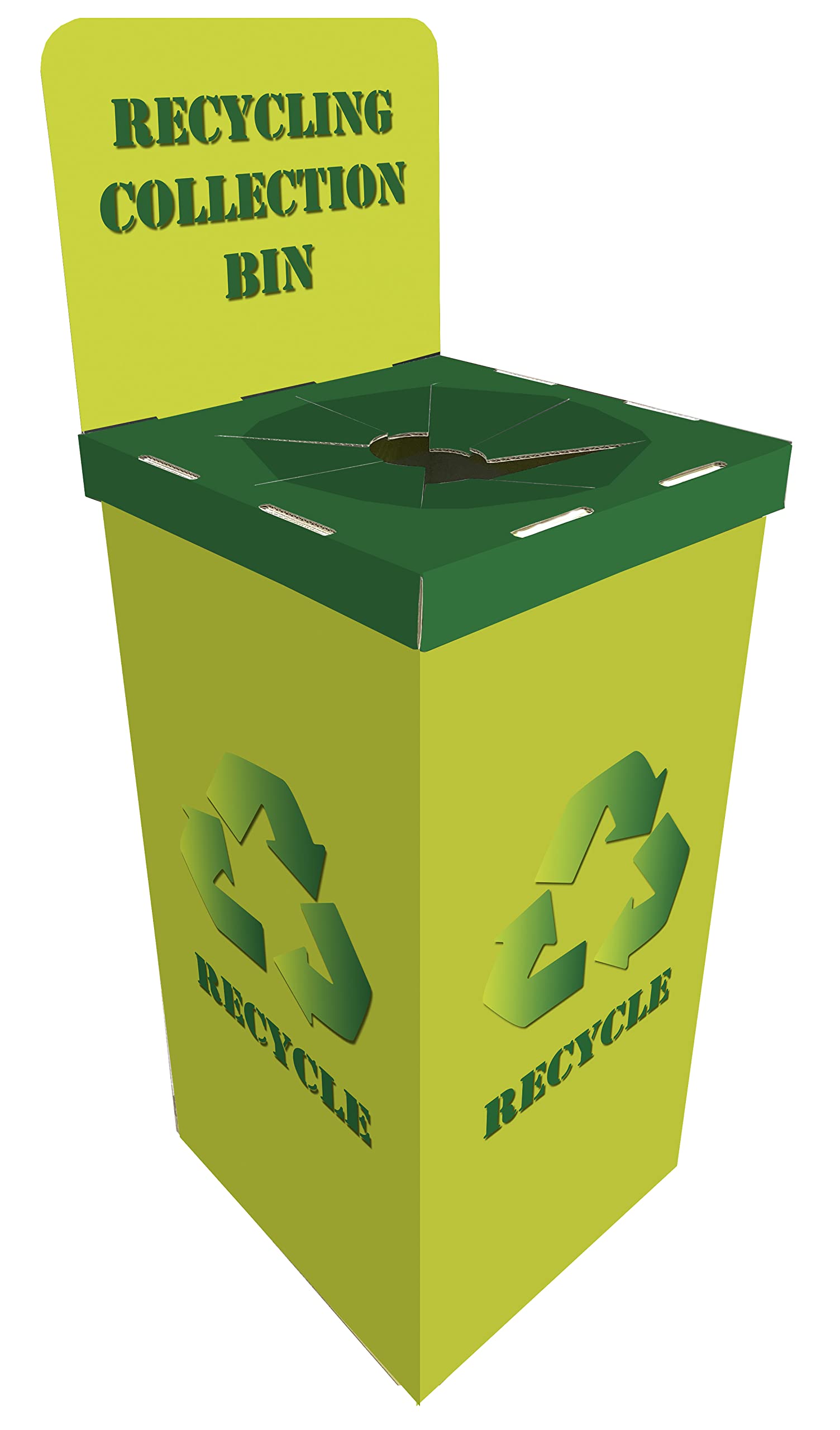 YES POINT OF SALE & PACKAGING Large Cardboard Square Dump bin with ...