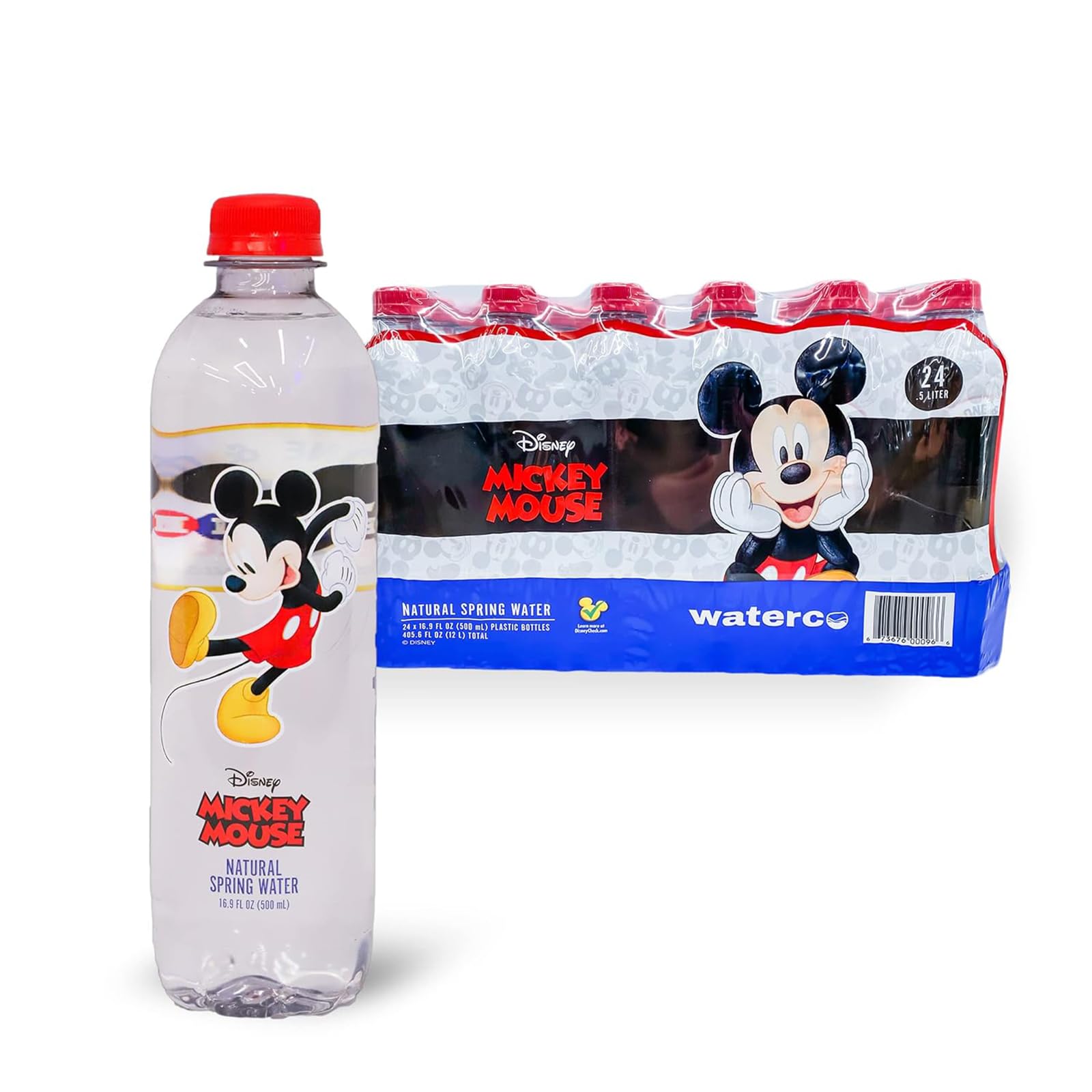 Amazon.com: PULSE Mickey Mouse Natural Spring Water - Disney Water ...