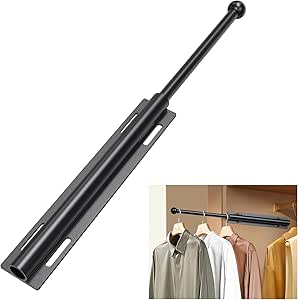Amazon.com: Valet Rod for Closet Pull Out, Retractable Slide Out Valet ...