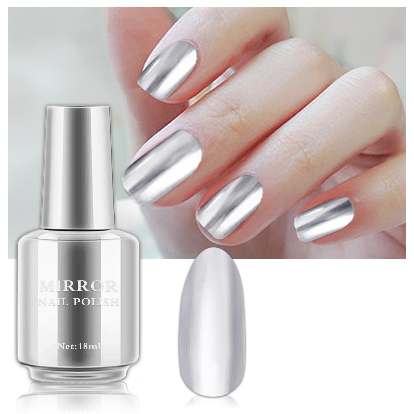 Silver Metallic Nail Polish