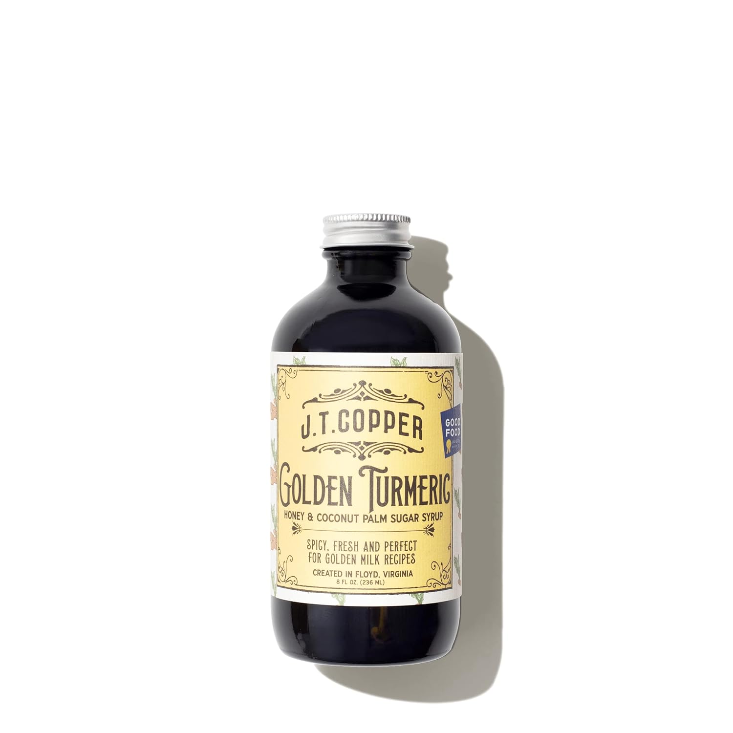 Amazon.com: J.T. Copper Golden Turmeric Syrup – 8 fl oz Bottle ...