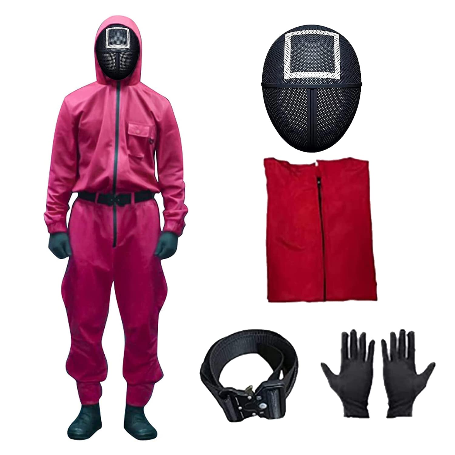 Buy GGerou Squid Game Costume, Squid Game Cosplay Jumpsuit With ...
