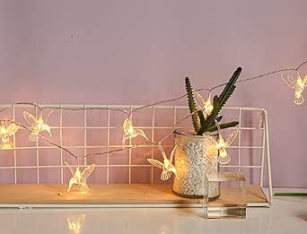 Amazon.com: keeda Hummingbird String Lights 10FT 20LEDs Battery ...