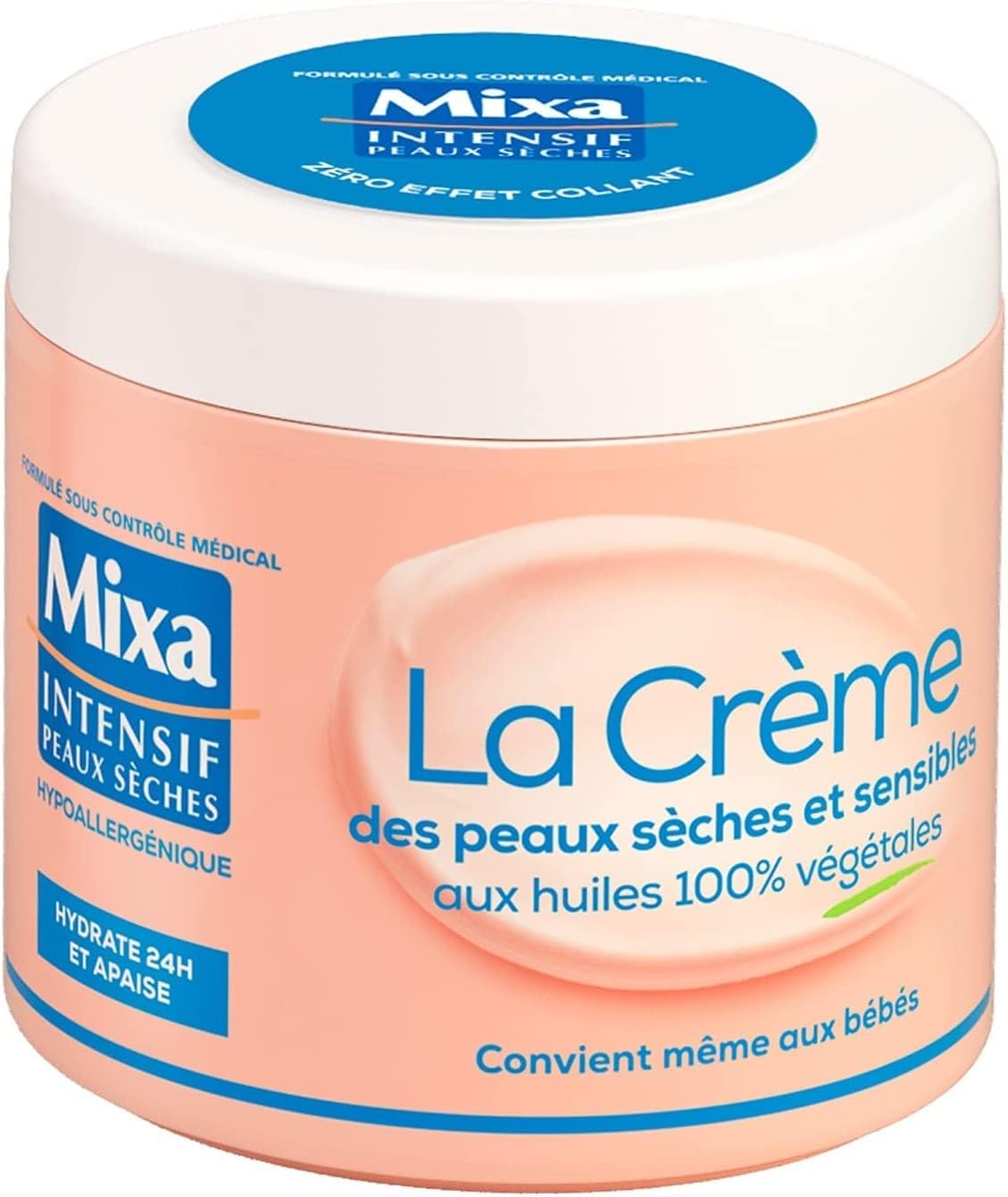 Mixa Intensif - Crème Visage, Corps, Mains - Pour Peaux Sèches ...