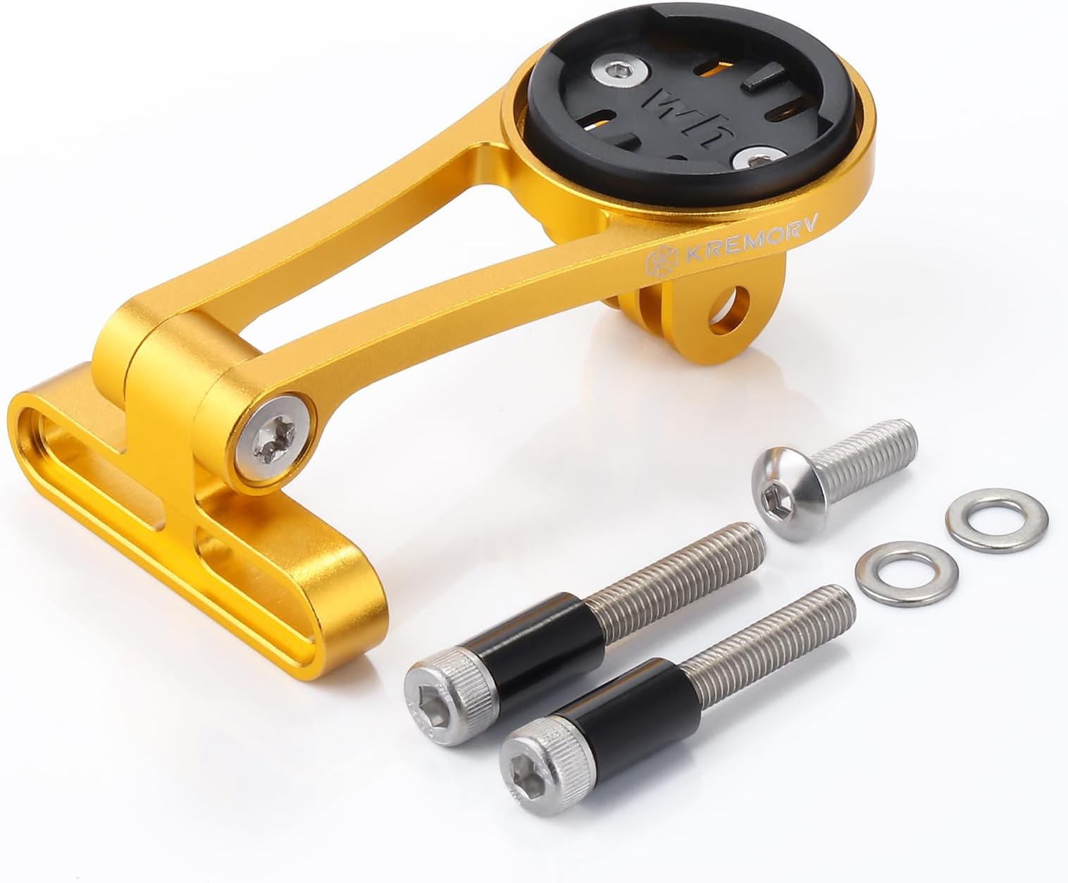 KREMORV Bike Mount - Adjustable Out Front Bicycle Computer Mount for ...