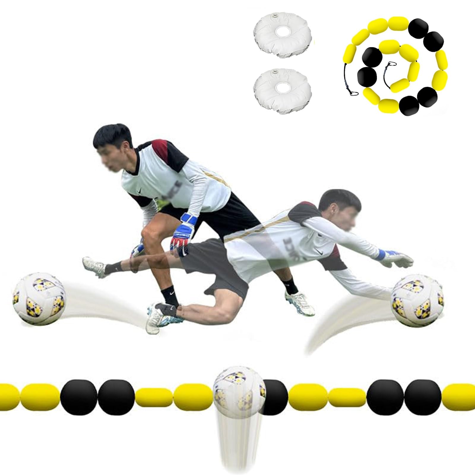 DOJOEUU Single Line Deflector, Soccer Training Aids for Reflex ...