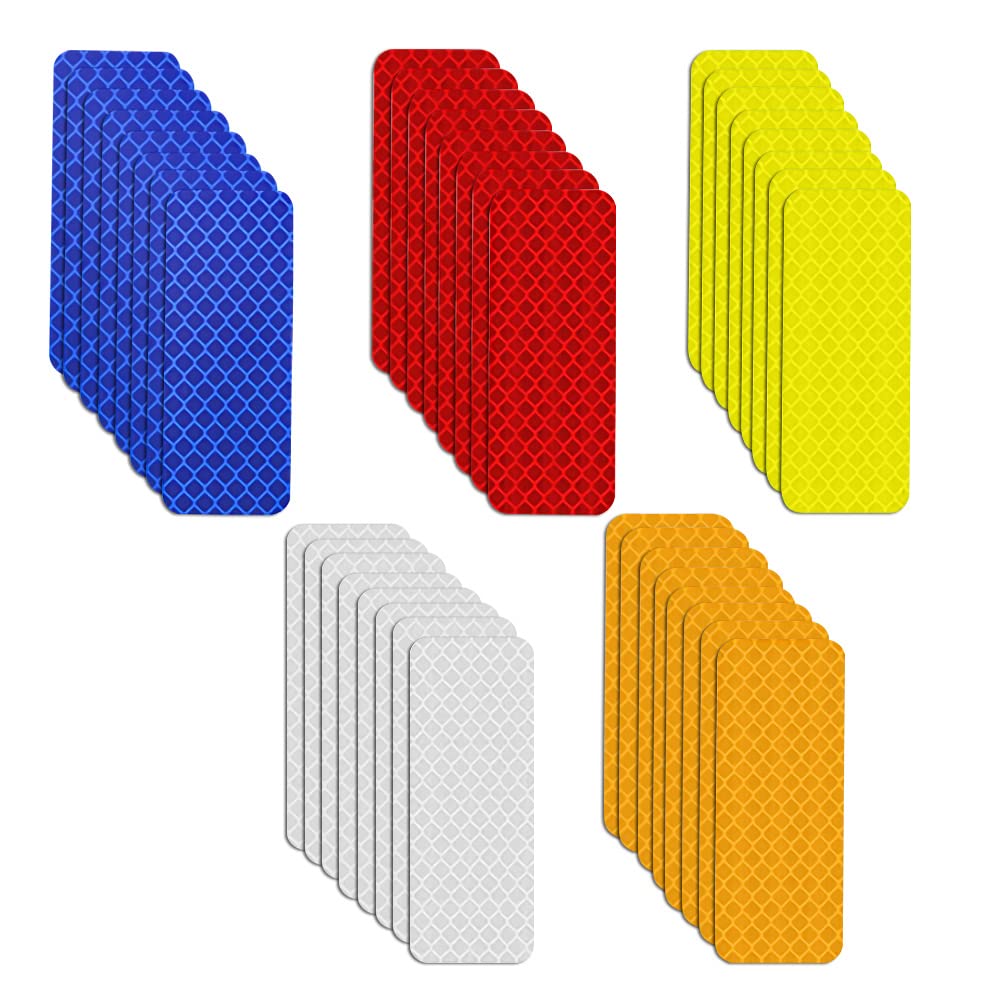 40 Pieces Visibility Reflective Stickers, Reflective Tape, Night ...