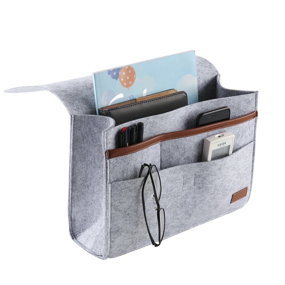 9"x12" Bedside Caddy,Felt Bedside Caddy Bedside Storage Organizer Bed ...