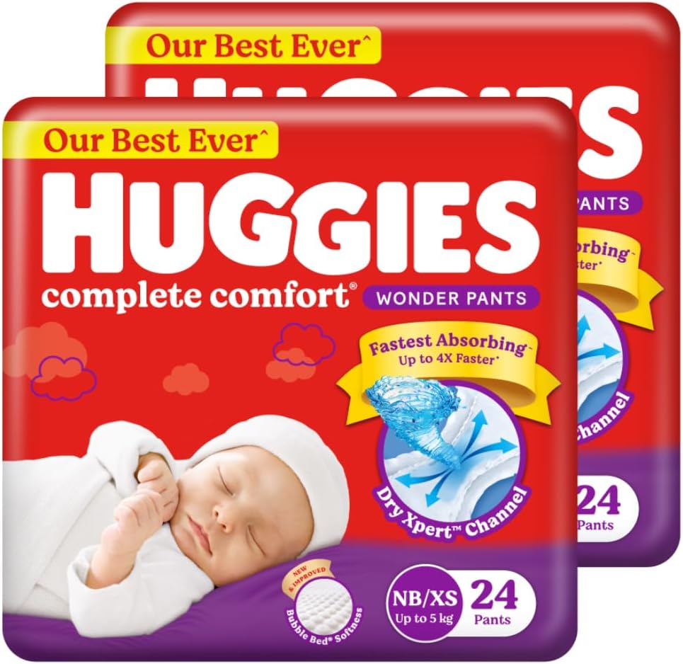 Pampers Active Baby Diapers, New Born, Extra Small, (NB, XS) size, 24 ...