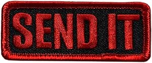 Amazon.com: Send It Military Combat Sniper Patch ["Hook" Fastener-3.0 X ...