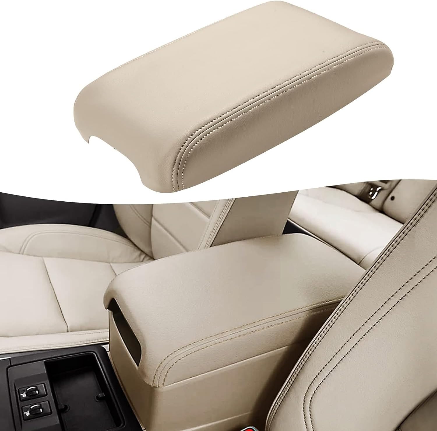 Amazon.com: KBH Center Console Armrest Cover Upholstery for Toyota ...