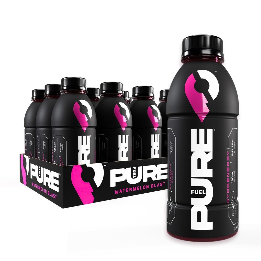 Amazon.com : Pure Fuel All Natural Healthy Energy Drink Watermelon ...