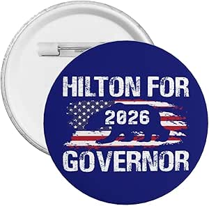 Amazon.com: Steve-Hilton For Governor 2026 California Pin And Button ...