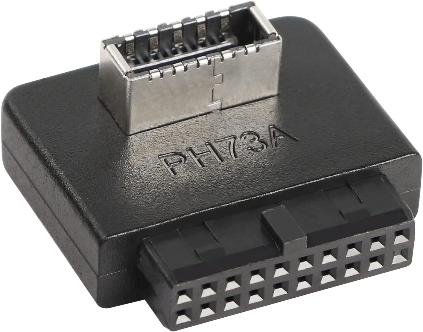 Amazon.com: QIANRENON 90 Degree USB Type E Adapter USB 3.1 Type E Front ...