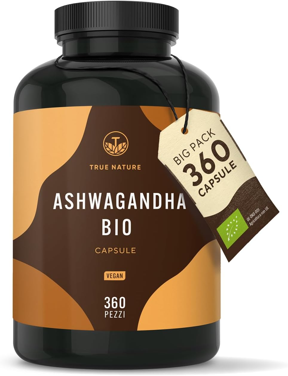 Ashwagandha Bio - 360 Capsule - Alto Dosaggio di 2600 mg al giorno ...