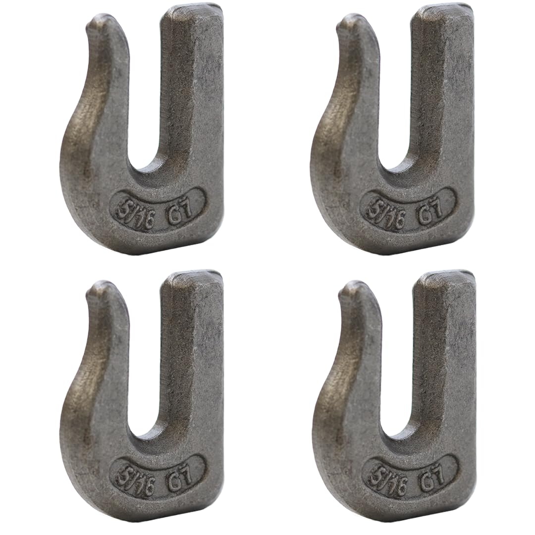 Boxer Weld On 5/16 Grab Chain Hook G70 Forged – Heavy Duty Hooks ...