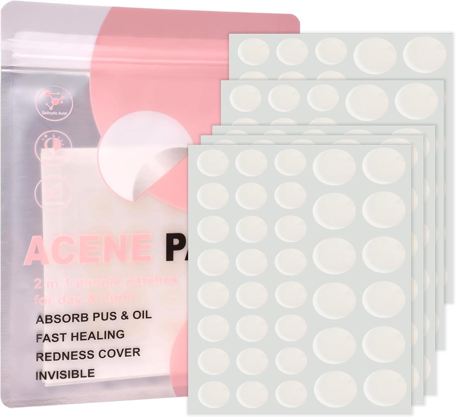 MUKBEC Spot Patches Acne Patches,180Pcs Pimple Patches for Face, Spot ...