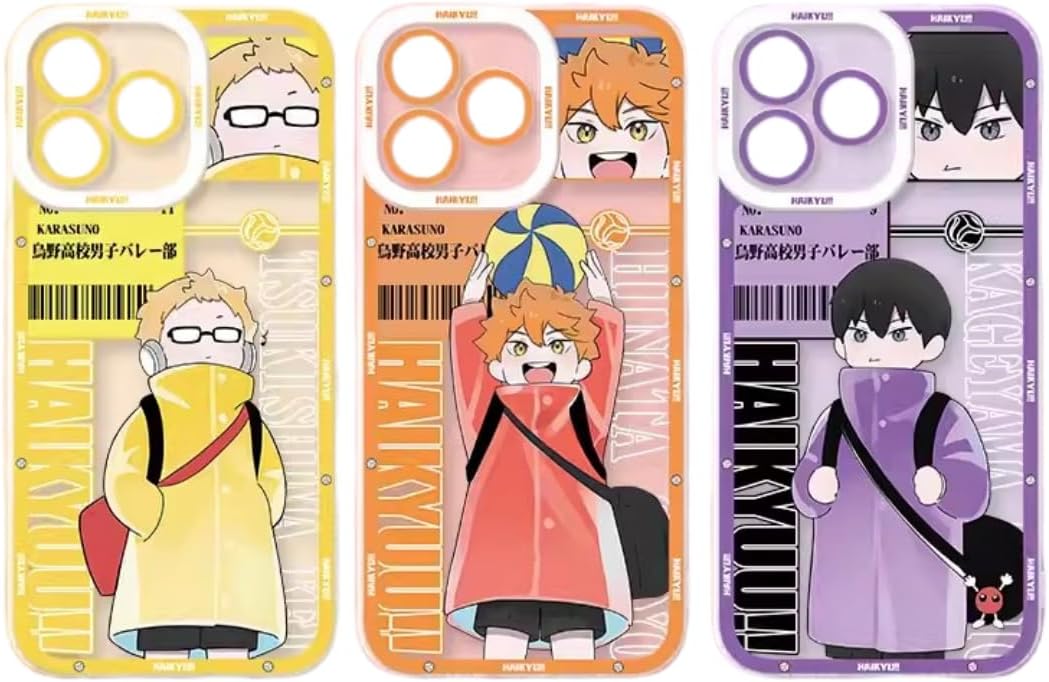 Amazon.com: Fishr New Haikyuu Phone Case Anime Hinata Shoyo Tobio ...