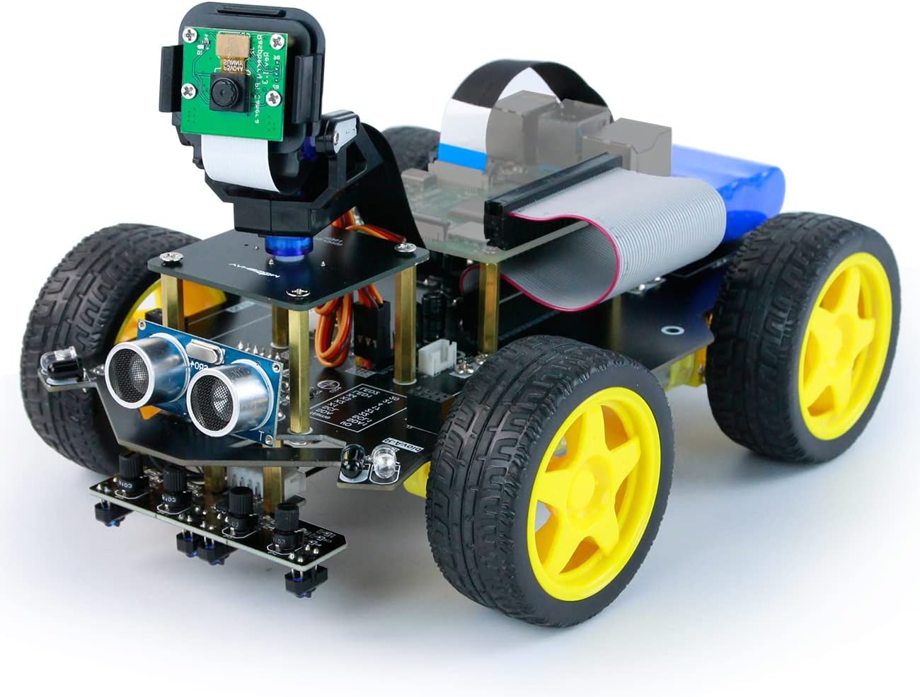 Amazon.com: Yahboom Robot for Raspberry Pi 4B AI Starter Programming ...