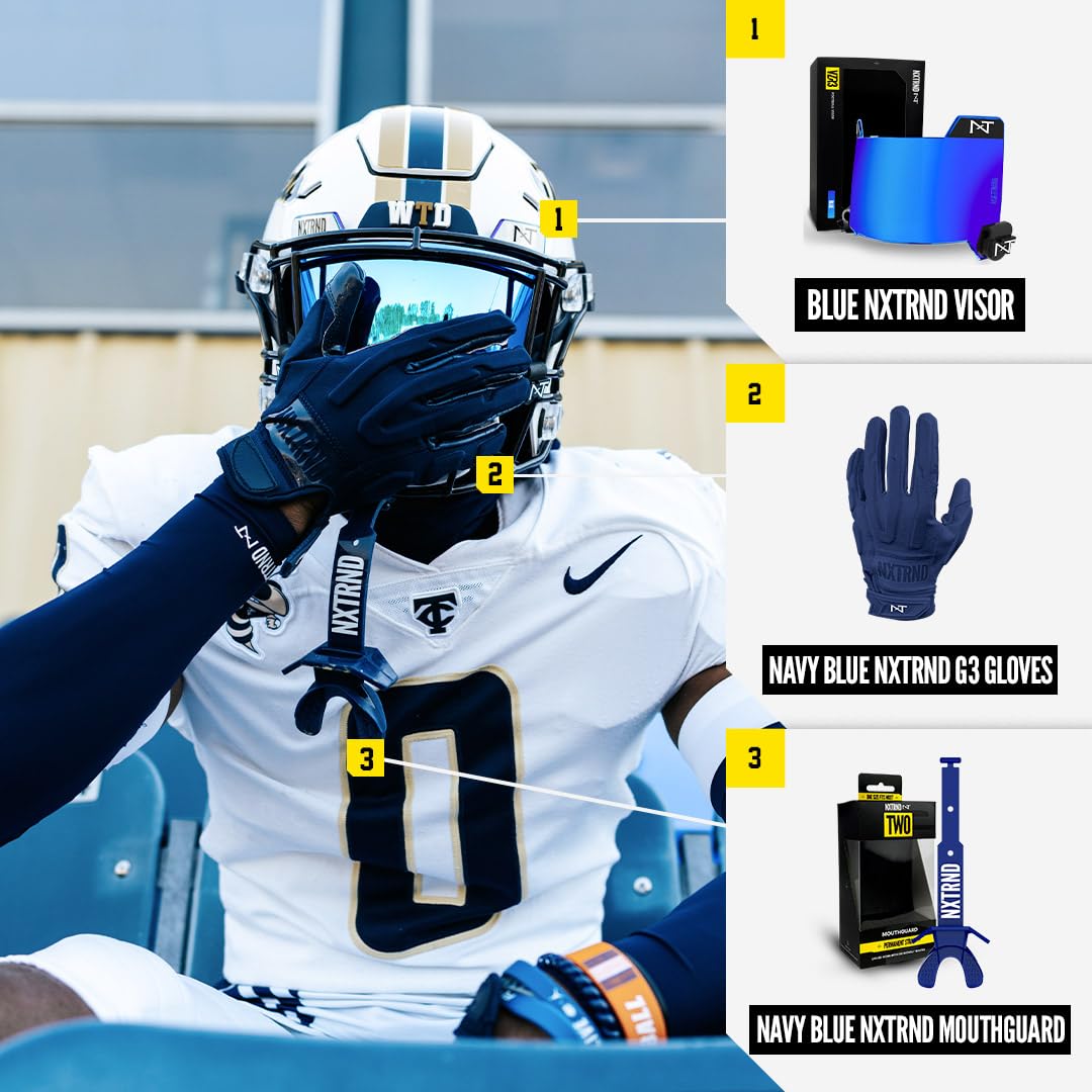 Snapklik.com : Nxtrnd G3 Padded Football Gloves, Sticky Padded Receiver ...