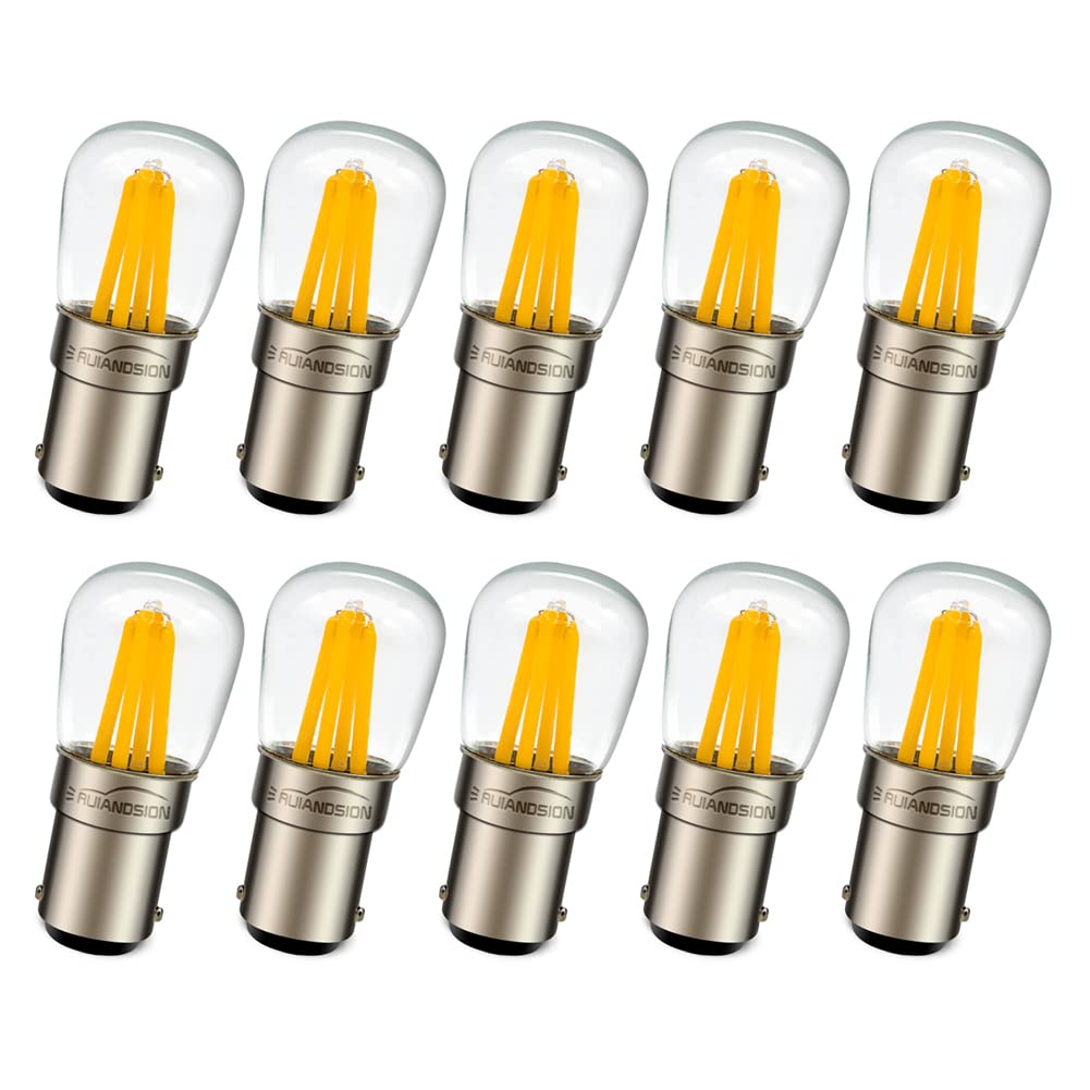 Double Contact Bayonet Base Led BA15D LED 12v Warm White Cabin Bulb