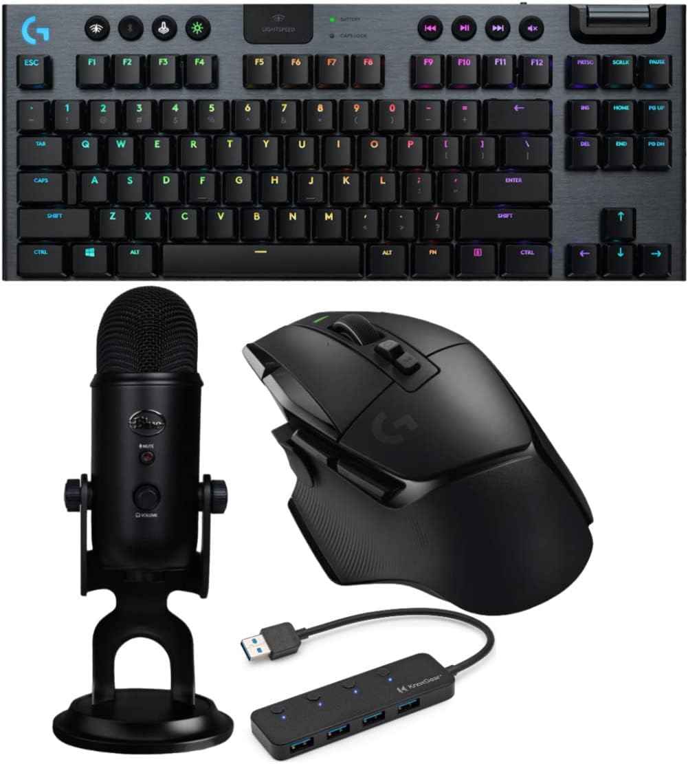 Amazon.com: Logitech G915 TKL Tenkeyless Lightspeed Wireless RGB ...