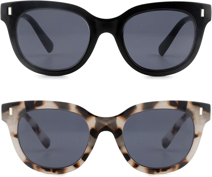 Amazon.com: zooxsky 2 Pack Reading Sunglasses for Women Classic Reader ...