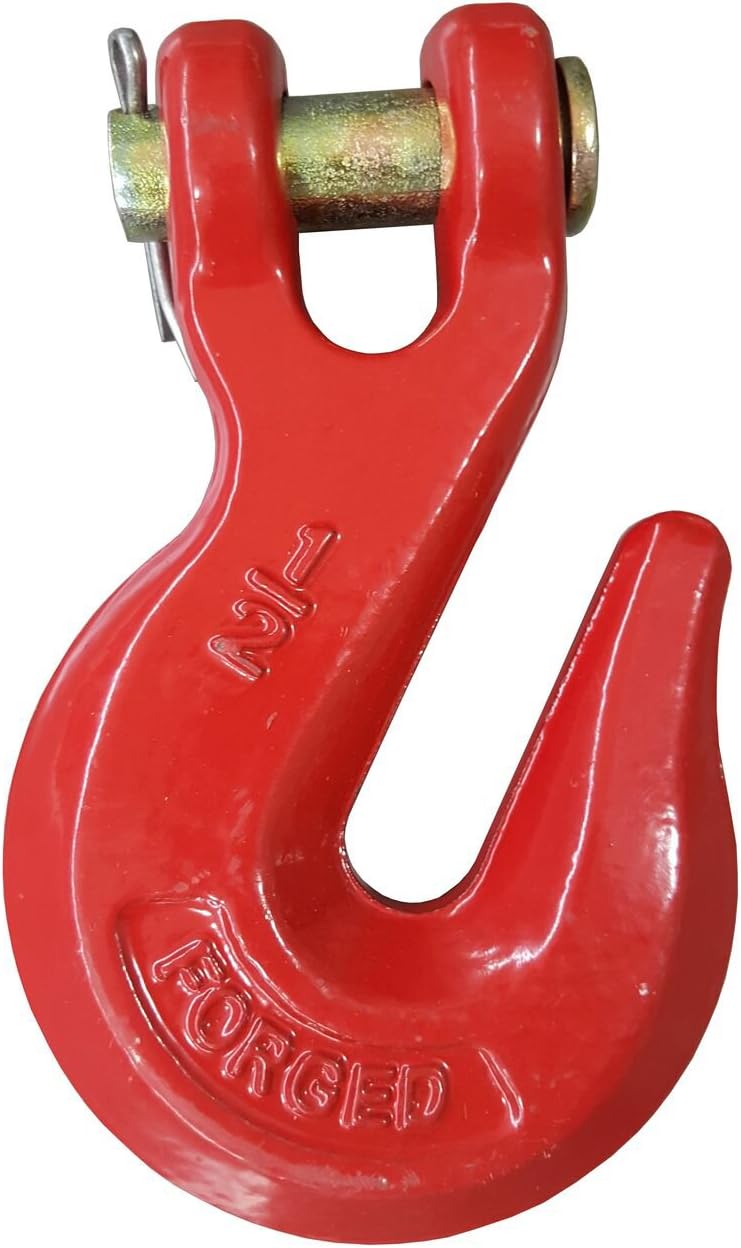 Amazon.com: (2) 1/2" Clevis Chain Grab Hook Wrecker Tow Truck Trailer ...