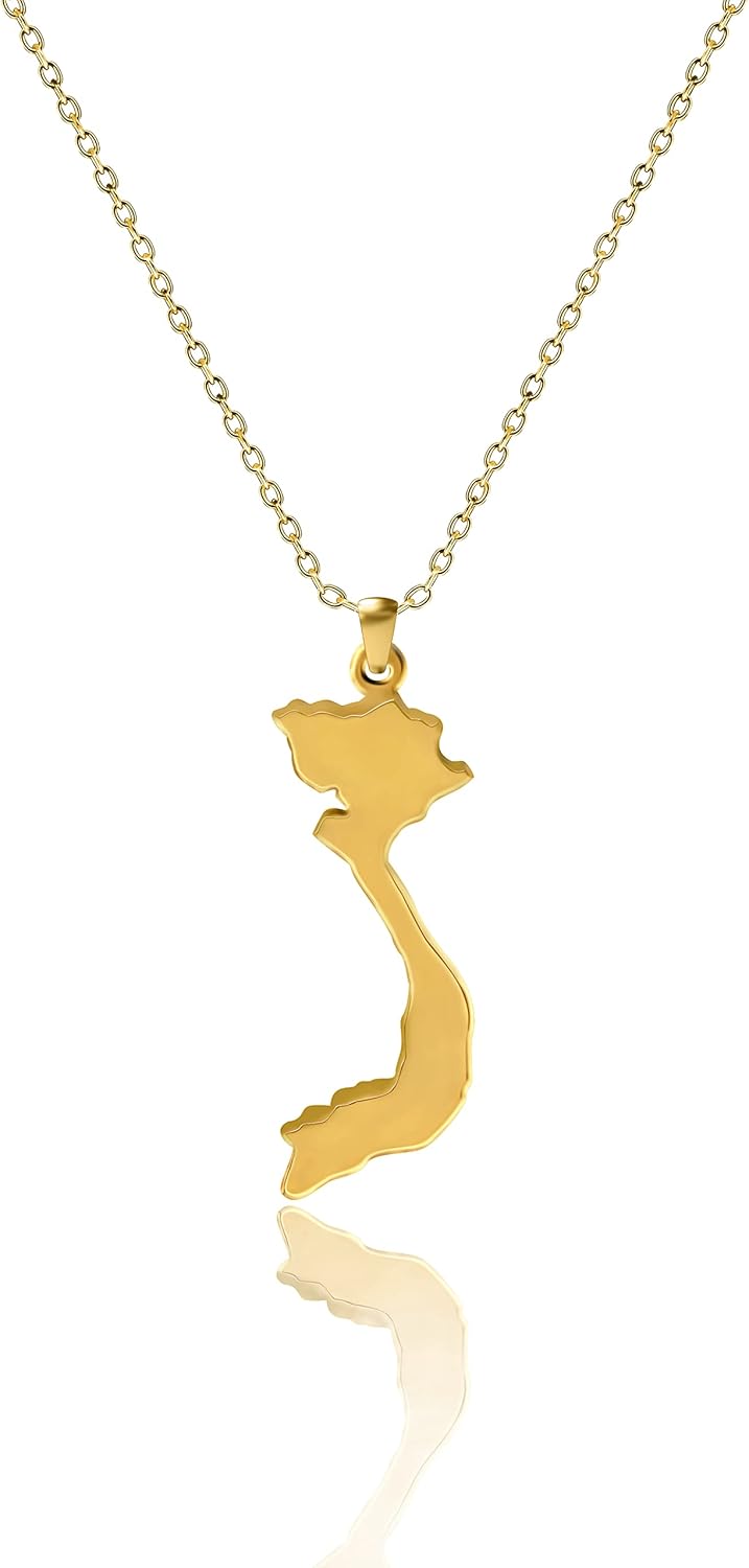 Amazon.com: quan jewelry Vietnamese Pho Sho Pendant Necklace in Gold ...