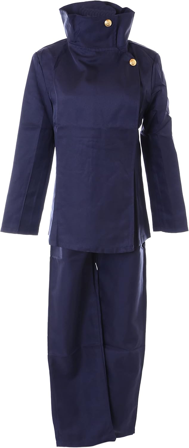MN-205 Megumi Fushiguro Blue Suit School Uniform Unisex Costume Cosplay for Jujutsu Kaisen ...