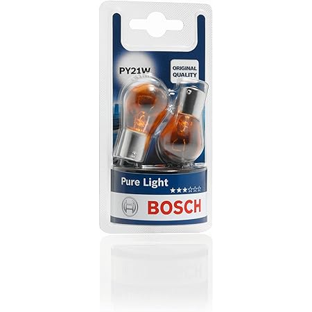 Bosch R5W (207) Pure Light car light bulbs - 12 V 5 W BA15s - 2 bulbs ...