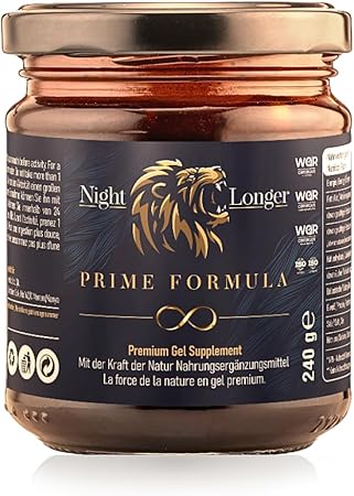 Night Longer Prime Formula Maca Gel, Extra Stark für aktive Männer ...
