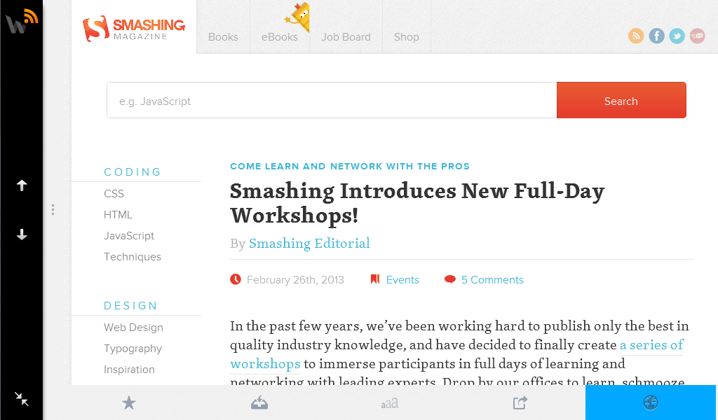 WebReader News RSS Reader - App on Amazon Appstore
