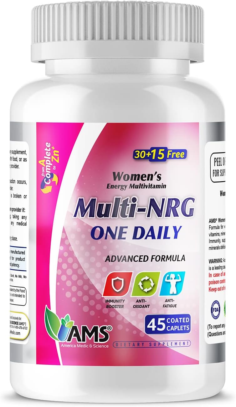 Amazon.com: America Medic & Science Multi-NRG Women (45 Caplets ...