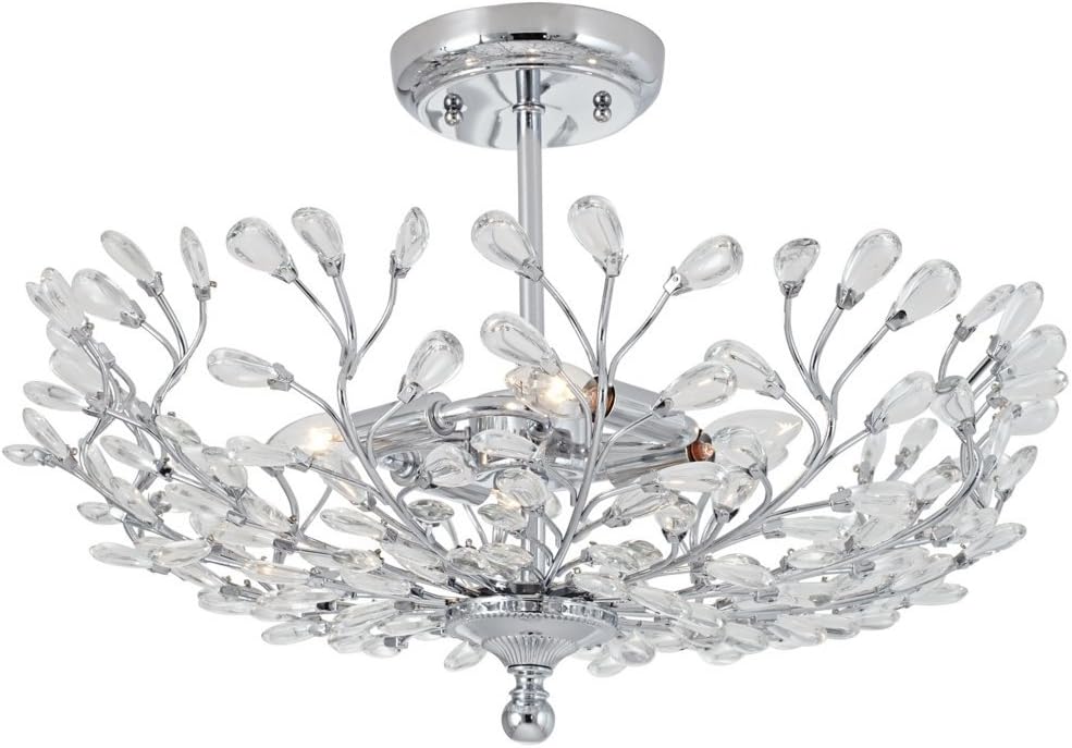 Vienna Full Spectrum Francesca Luxury Close to Ceiling Light Flush ...