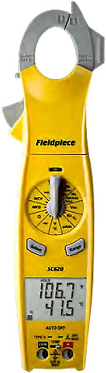 Fieldpiece SC640 Loaded Clamp Multimeter with Swivel Head and LED ...