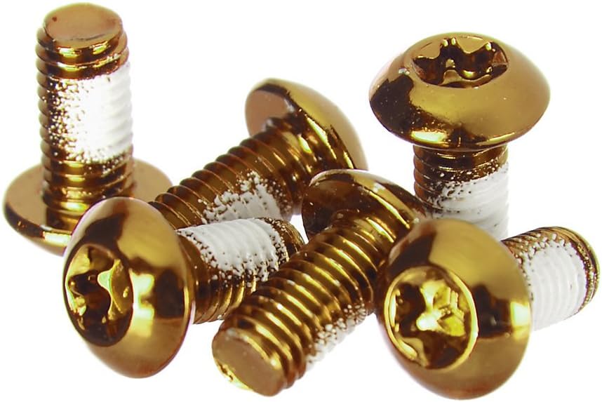Amazon.com : Clark's Anodized Rotor Bolts, Pack of 6 - Gold : Bike ...
