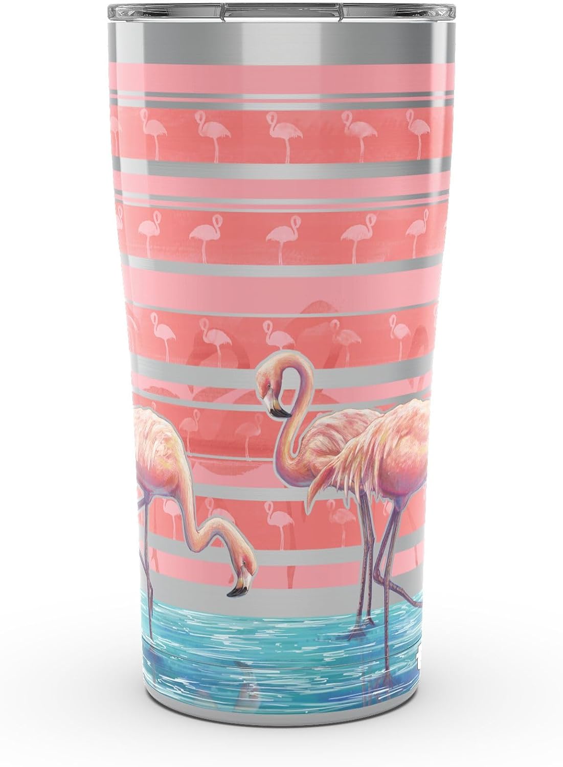 Amazon.com | Tervis Flamingo Stripes Triple Walled Insulated Tumbler ...