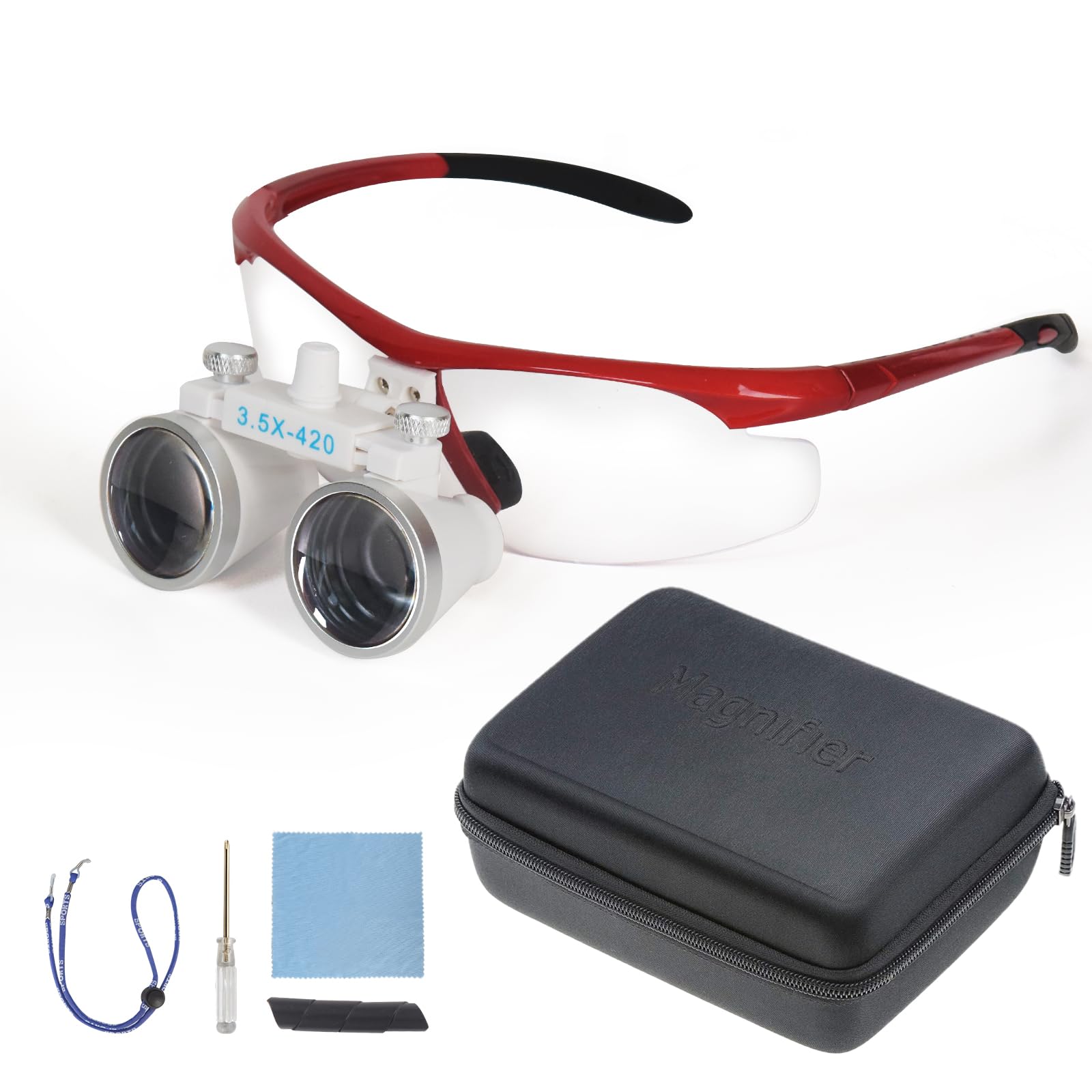 Amazon.com: Magnifying Glasses with Protective Goggles, Ultralight ...
