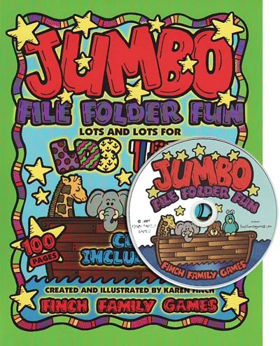 Jumbo File Folder Fun: Comes with a Cd-rom - Finch Family Games - 21 ...